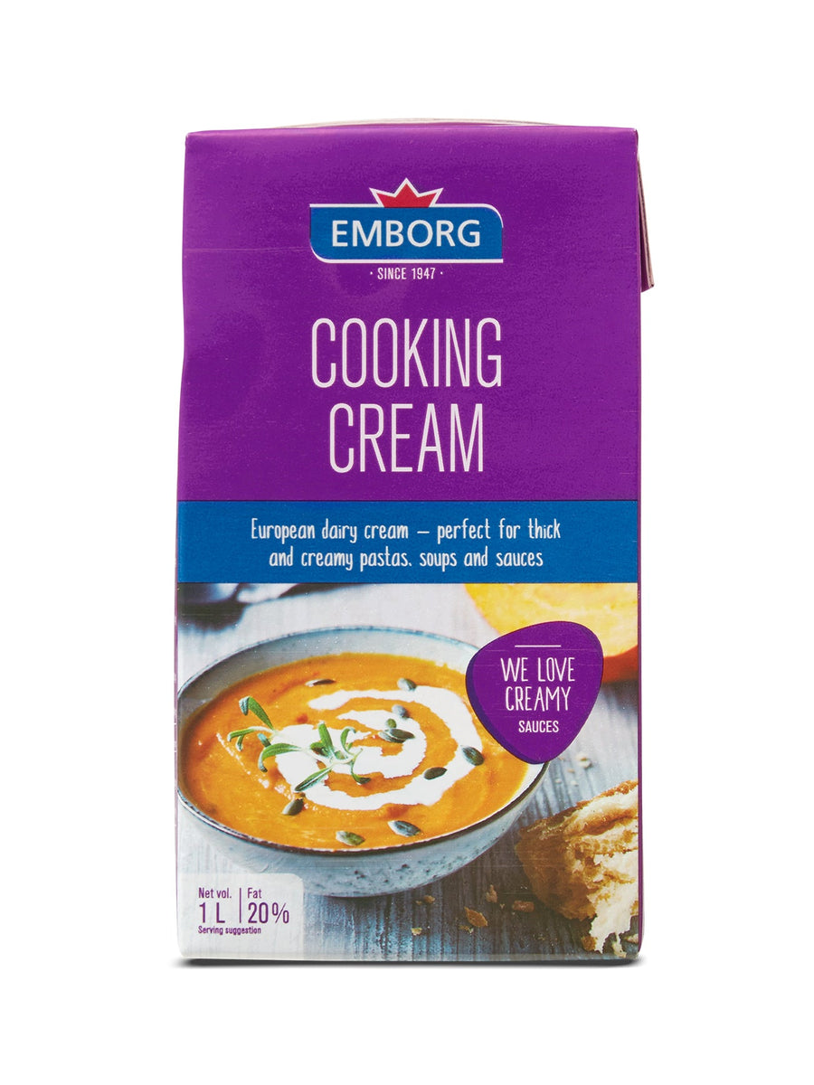 EMBORG UHT COOKING CREAM 1L – Village Grocer - Queens Waterfront
