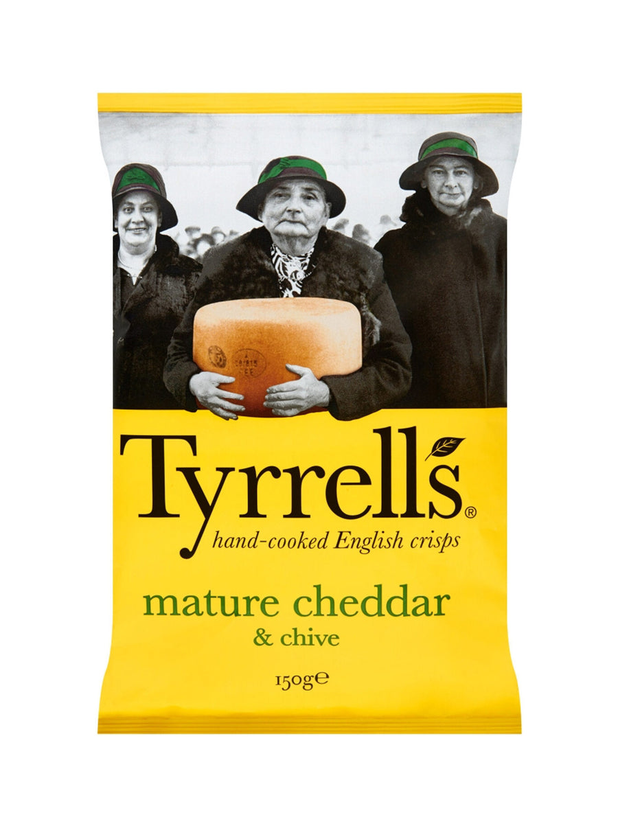 TYRRELLS P/CHIPS CHEDDAR CHEESE 150G – Village Grocer - Queens Waterfront